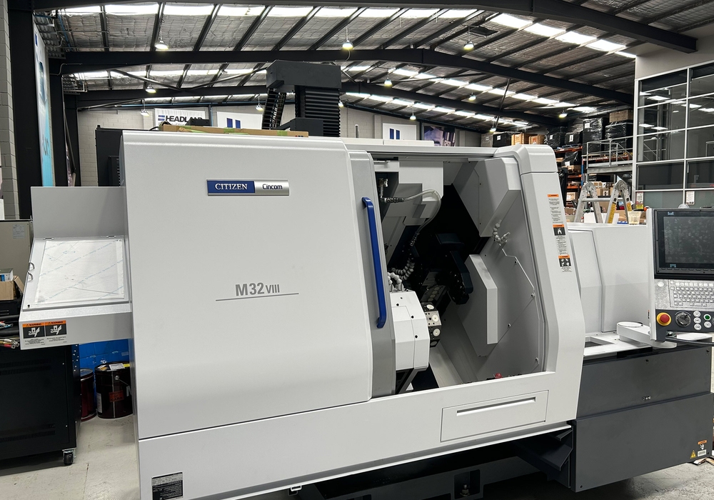 CITIZEN Cincom M32 5-axis CNC lathe with greater tool capacity - Headland